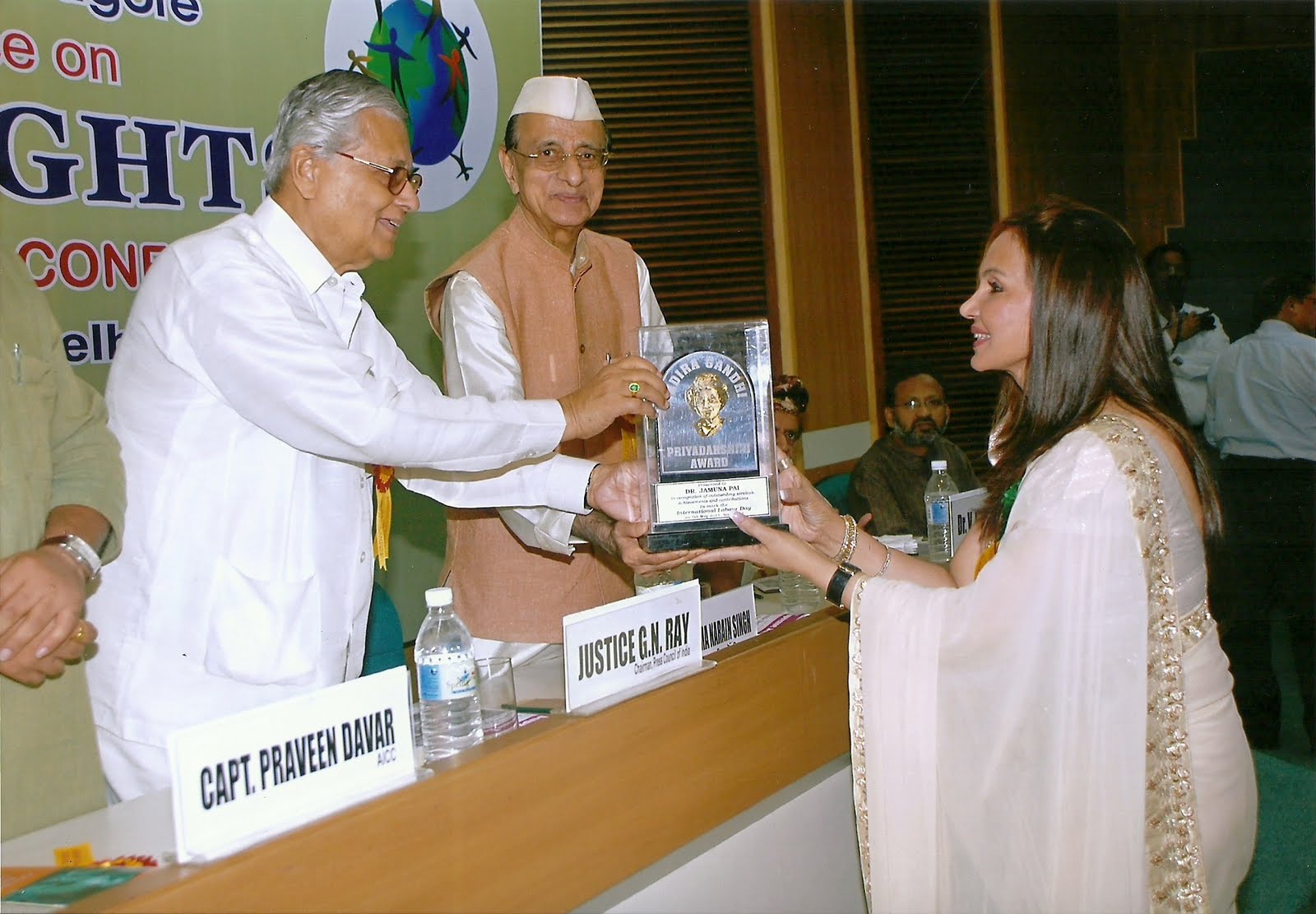 Dr. Jamuna Pai's Blush: Dr. Pai receives the Indira Gandhi ...