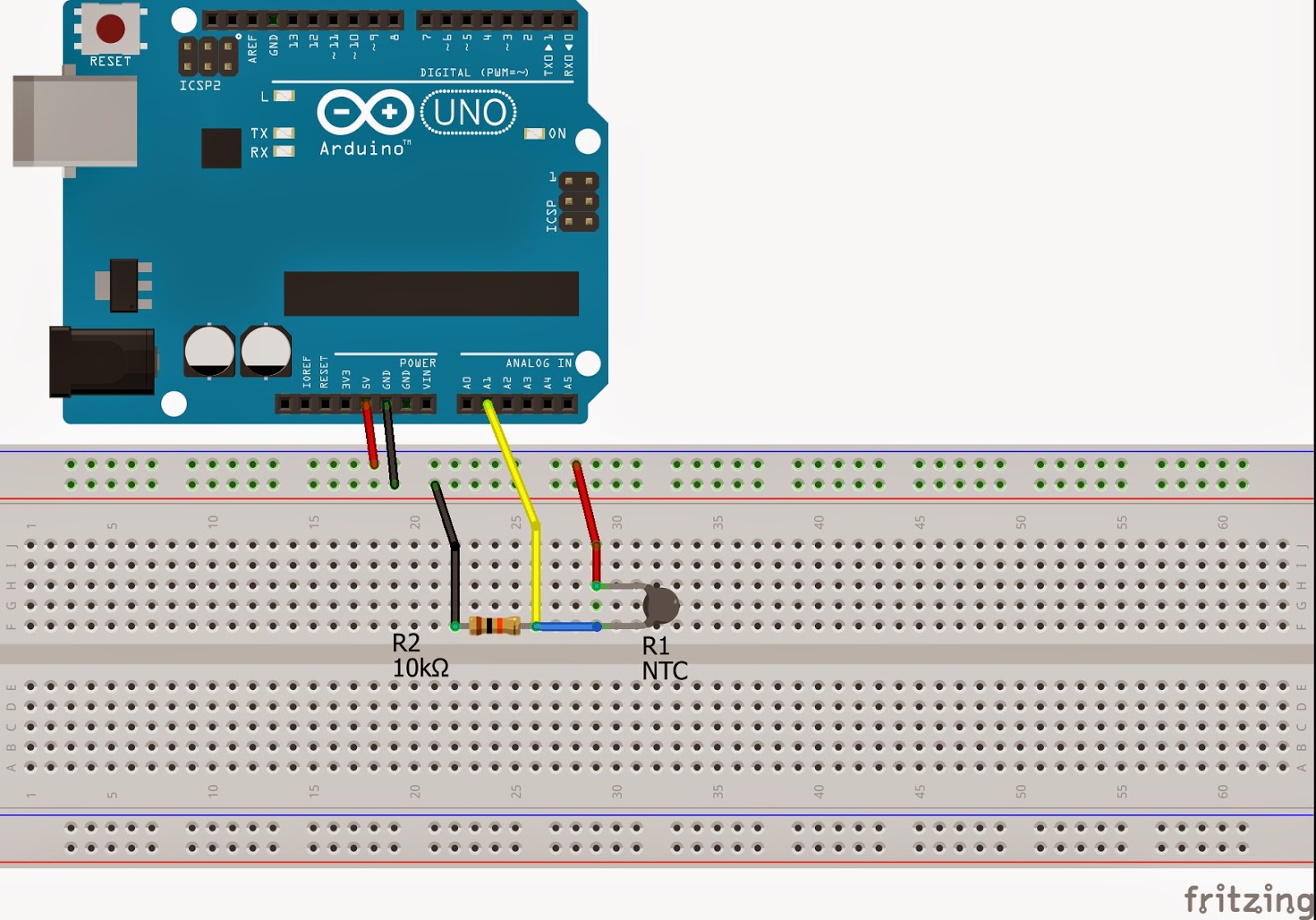 Teknno-logia: Tutorial#1.01# - Termistor con Arduino