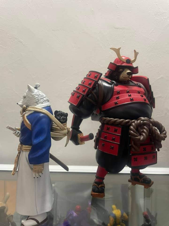 Ayo-Sensei with Baby Kumatsuki by Arman Kendrick (for Tako Jimbo Universe)