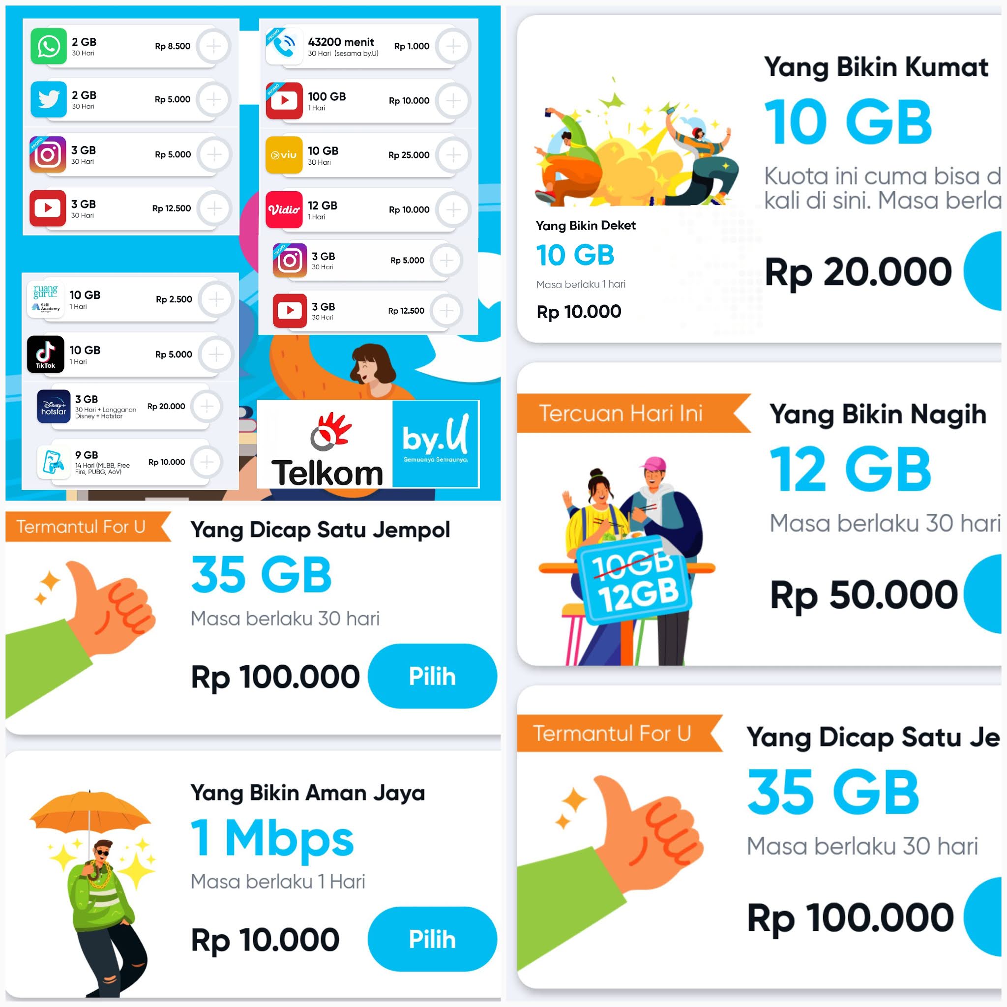 Paket Internet Data by.U