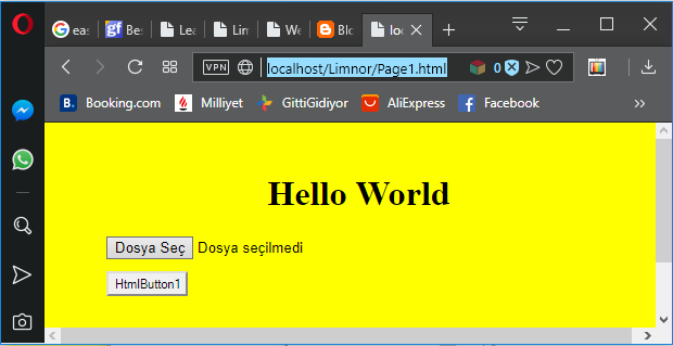 Boş Gezenin Boş Kalfası: Limnor ile WEB Programlama