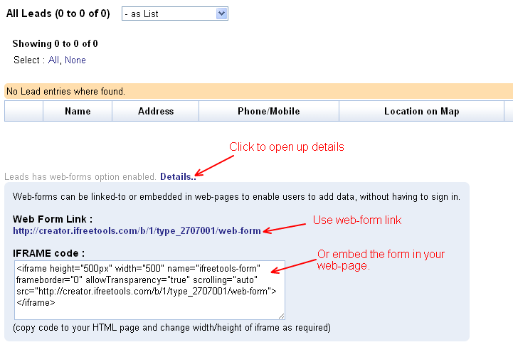 iFreeTools Blogs: Create Free Online Web Forms to Embed in your Website
