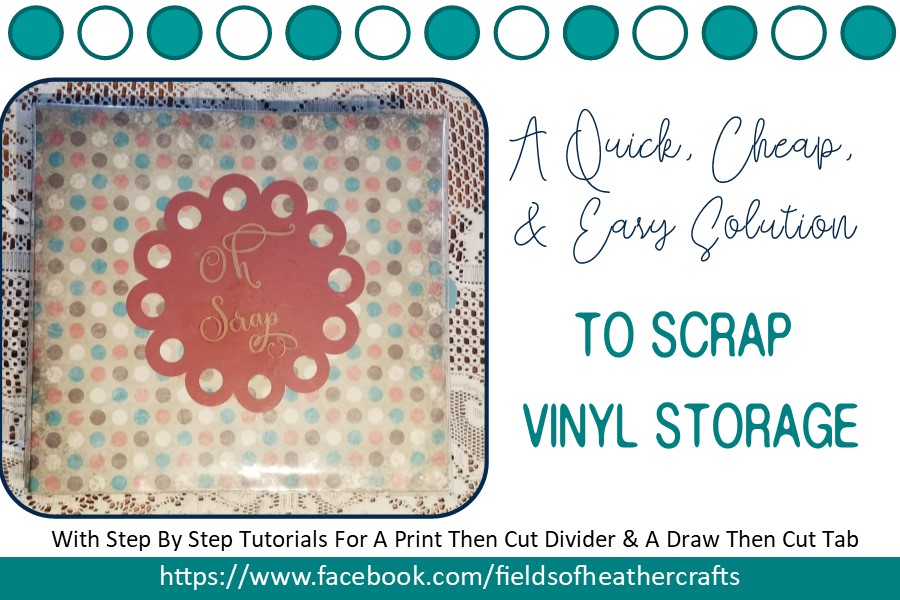 Fields Of Heather: Organizing My Vinyl Scraps