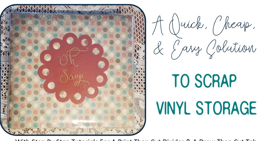 Fields Of Heather: Organizing My Vinyl Scraps