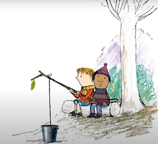 Momo celebrating time to read: Stanley's stick by John Hegley ...