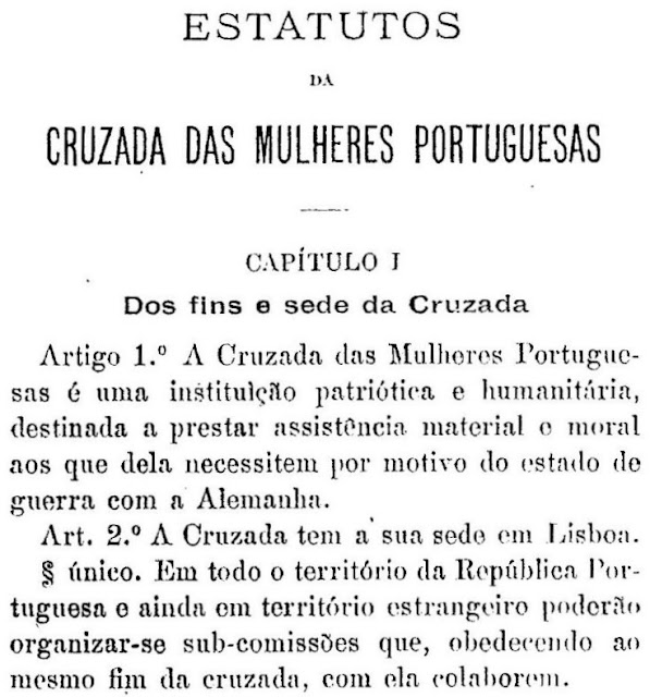 Silêncios e Memórias: [1393.] CRUZADA DAS MULHERES PORTUGUESAS [IX]