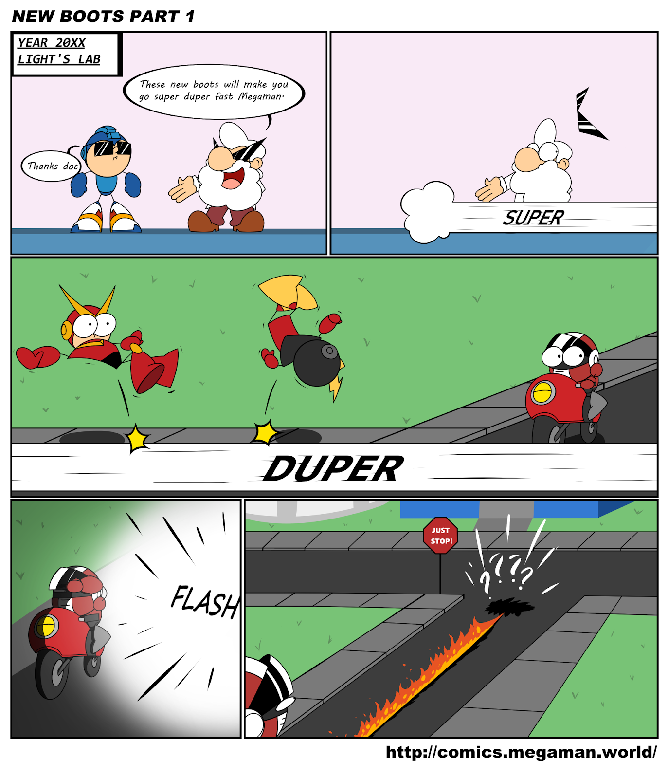 Mega Man World Comics: New Boots : Part I