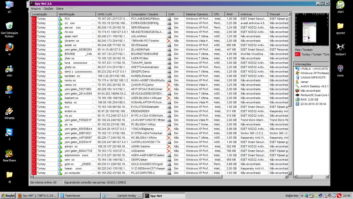 Espiões da internet: Spy Net 2.6