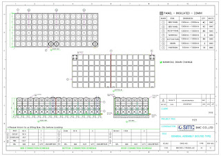 WATER TANK: 6x(7+8)x3-270Ton - GRP TANK DRAWING