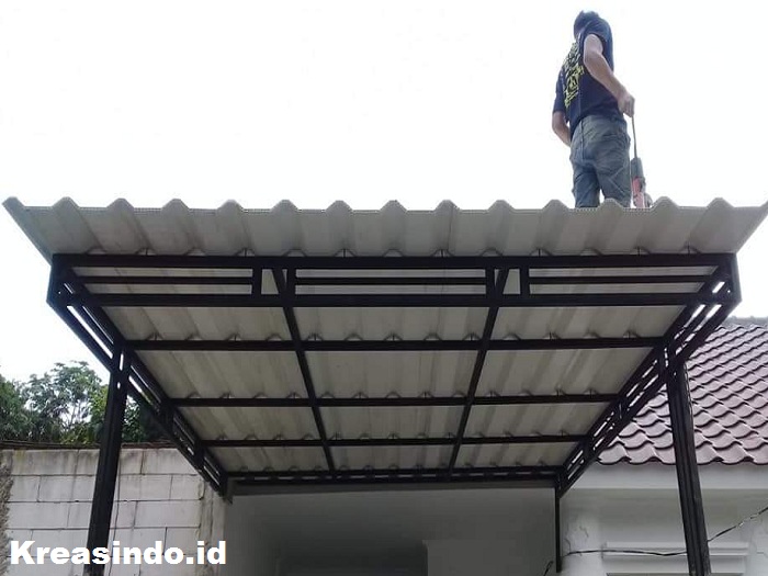 Ini Dia 10 Lebih Model Canopy Besi Minimalis yang Cocok untuk Garasi ...