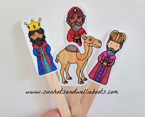 Sun Hats & Wellie Boots: Nativity Story Stick Puppets - Free Printable ...