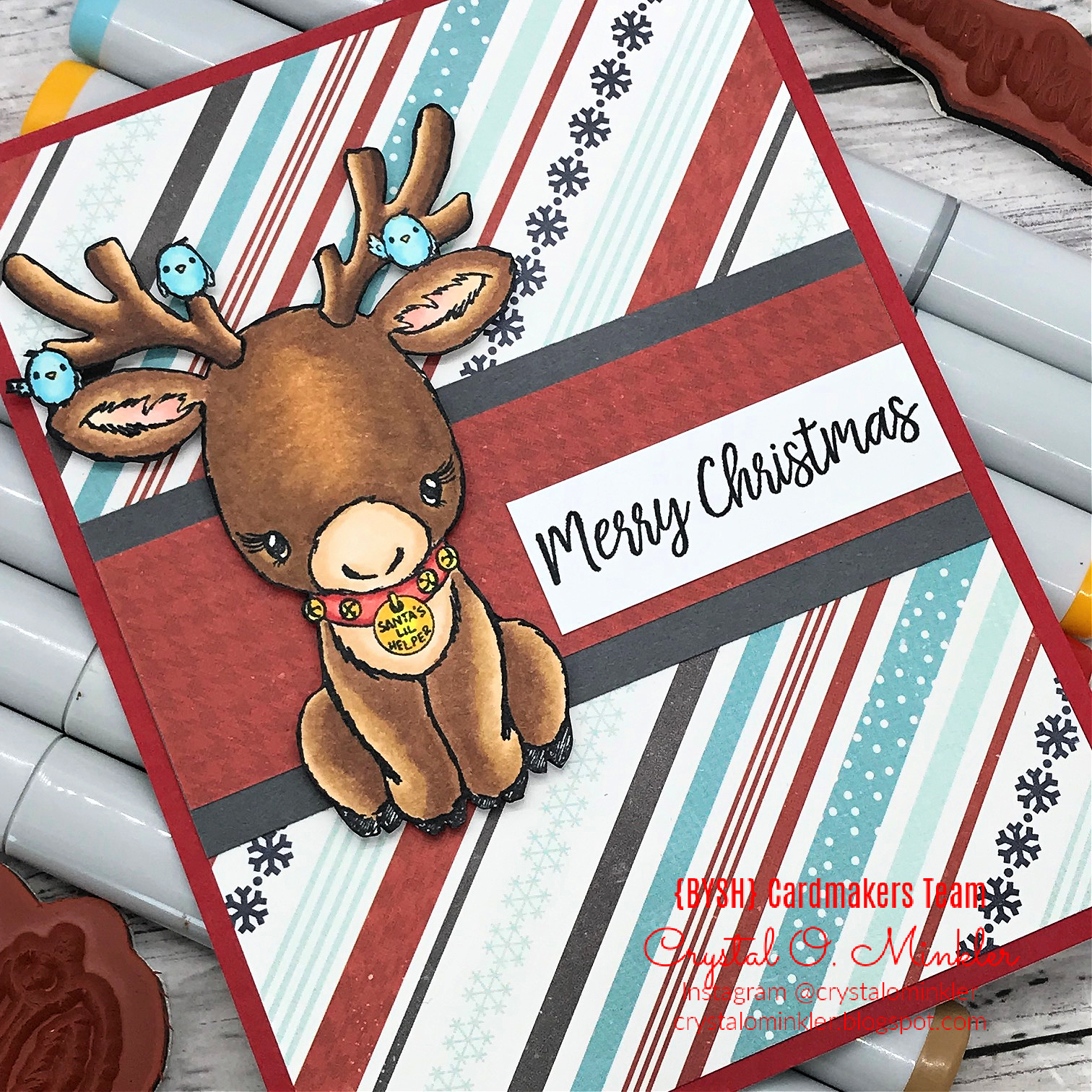 Crystal O. Minkler: {BYSHC} Sketch Challenge 12 ~ Santa's Lil Helper ...