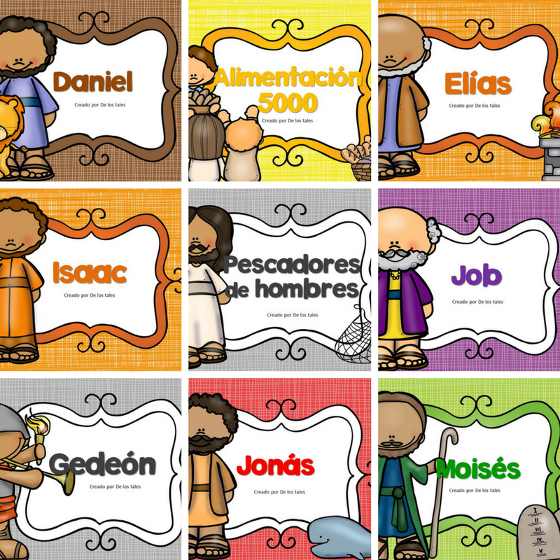 Personajes Bíblicos - De los tales
