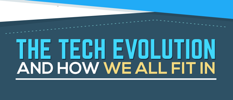 The Tech Evolution And How We All Fit In - #Infographic