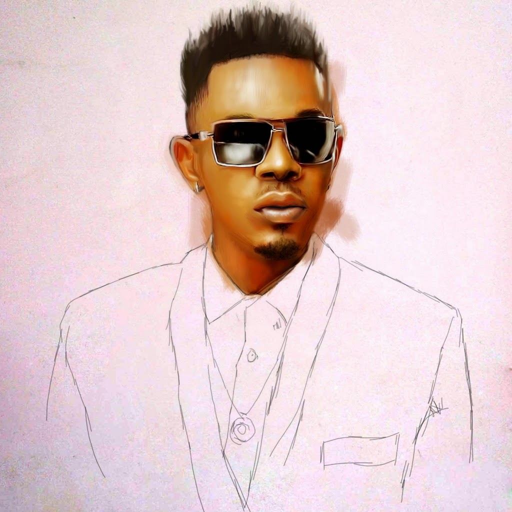 Nigerian St Artist Patoranking was painted by Ayeola Ayodeji