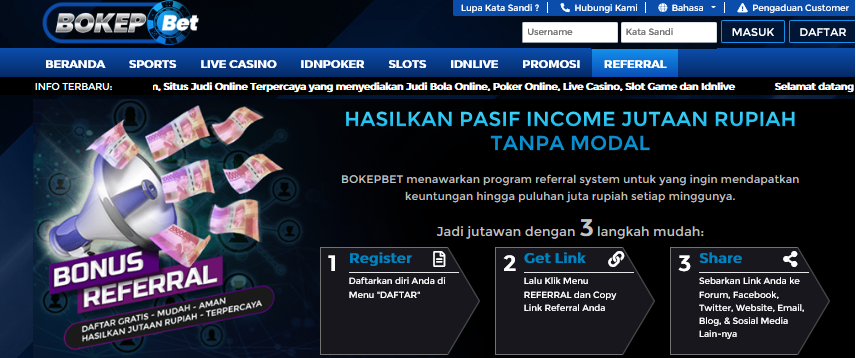 Bonus Referral Casino