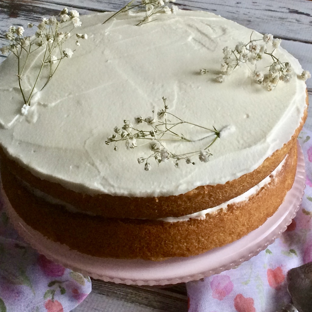 All That's Left Are The Crumbs: Chamomile Cake with Honey Crème Fraîche ...