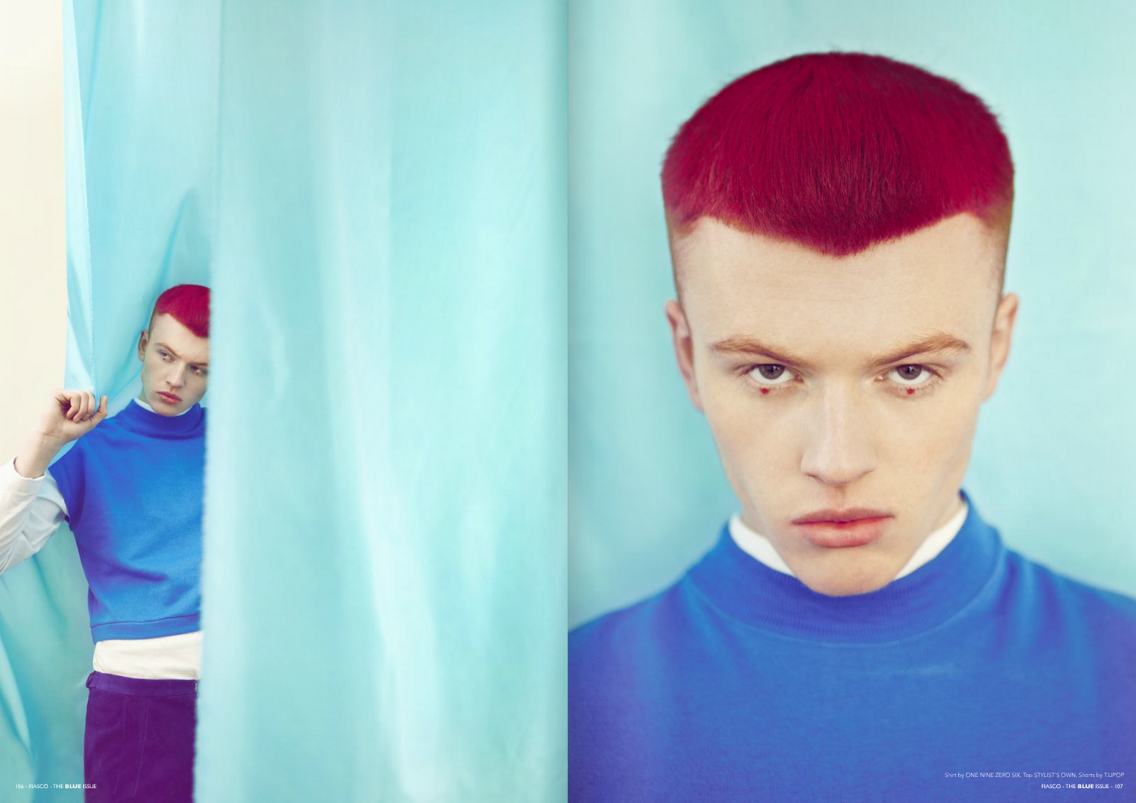 MAJOR MEN: JAKE SHORTALL FOR FIASCO MAGAZINE: THE BLUE ISSUE