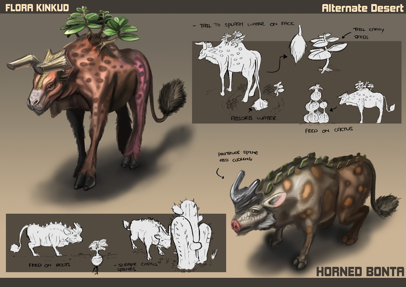 Yong Bin Design: Creature Designs