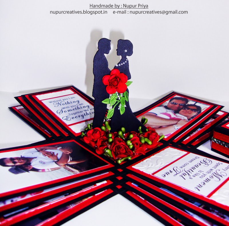 nupur creatives: Anniversary Explosion Box