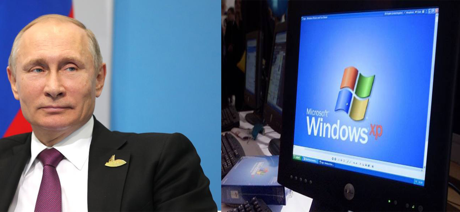 Russian President Vladimir Putin Has Windows XP Running on His Desktop