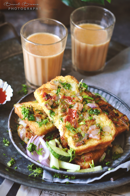 Dim Toast | Egg Toast | Dim Pauruti | Savoury French Toast - Curries ...