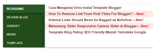 Daftar Isi (Sitemap) Blogger Keren - Tabel Sortir Berdasarkan Label ...