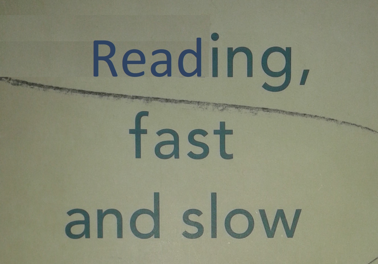 Catalign Innovation Consulting: Reading, fast and slow