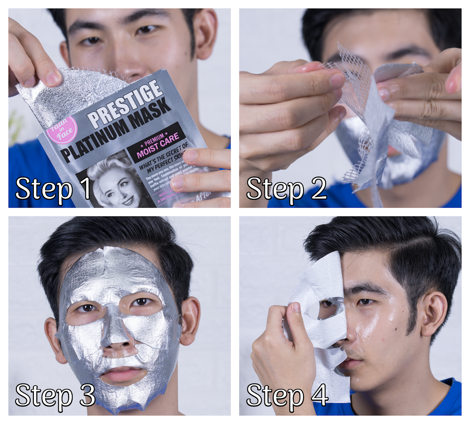 Faith in Face | Prestige Platinum Mask มาส์กฟอยล์สุดพรีเมี่ยมจากแดน ...