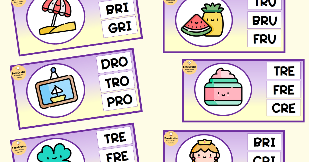 FonoGrafía: Sílabas trabadas con /R/