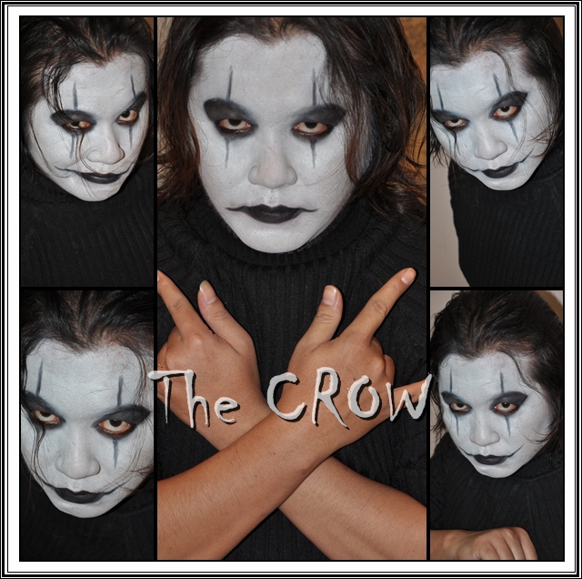 The Crow Face Paint Design