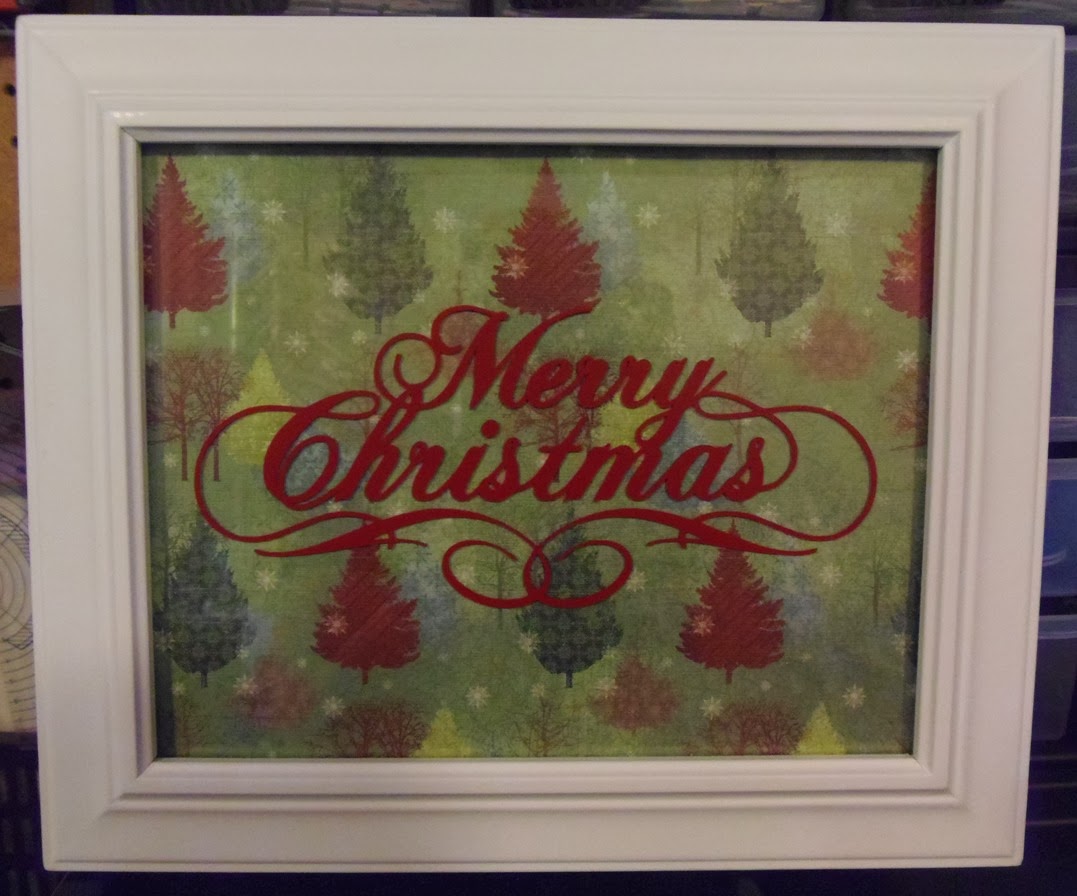 Craft with Bee: 25 Days of Christmas - Simple Christmas Frame