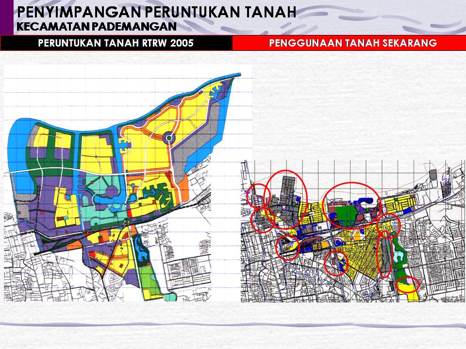 Spatial Planning Evaluation: District Pademangan , North Jakarta City