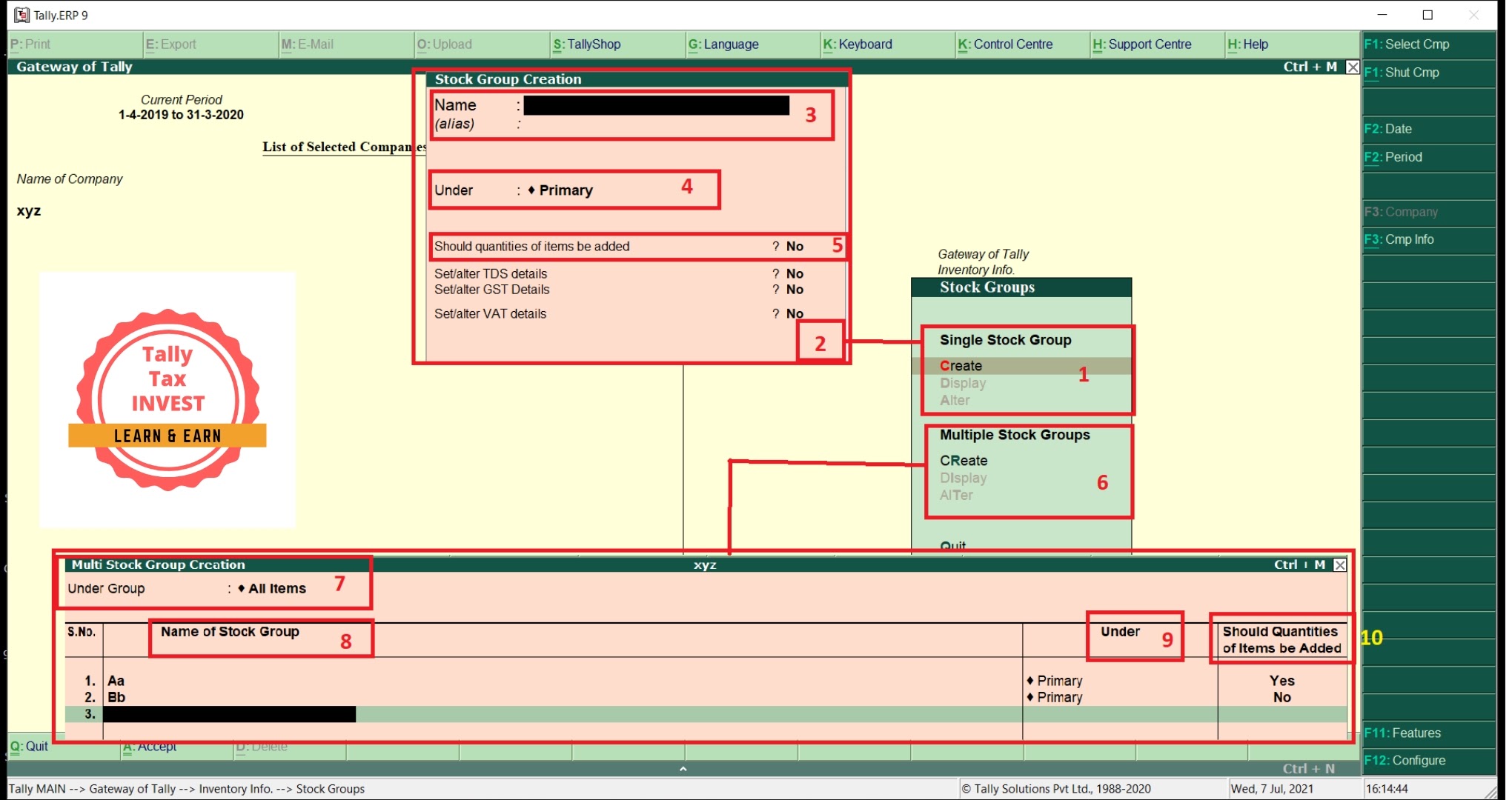 Tally How To Create Stock Group In Tally tally-how-to-create-stock-group-in-tally