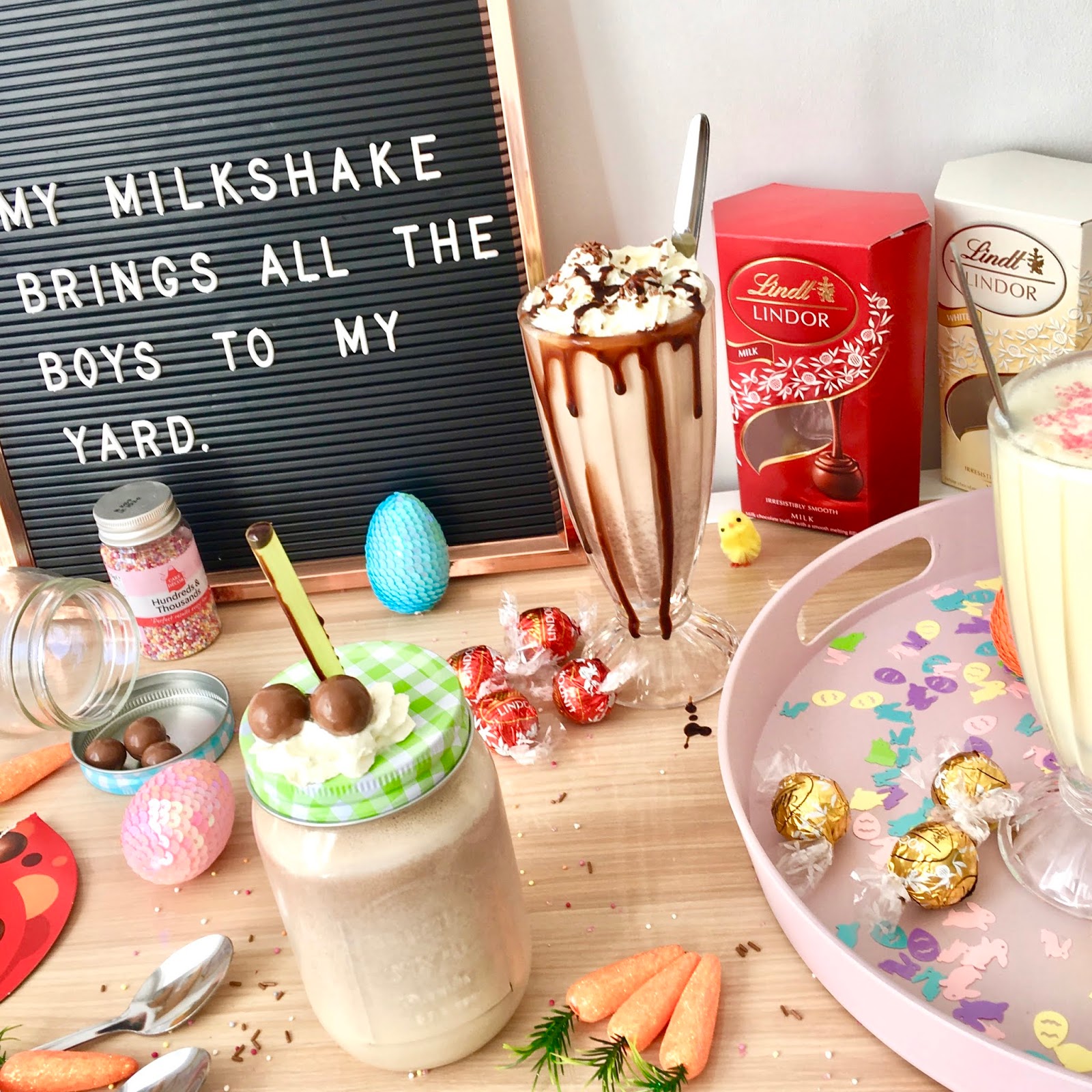 Milkshakes for Easter | AD spon | Lea-Mai Carter