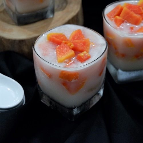 Cara Membuat Es Pepaya Santan dan Es Timun Cocopandan - food n woman ...