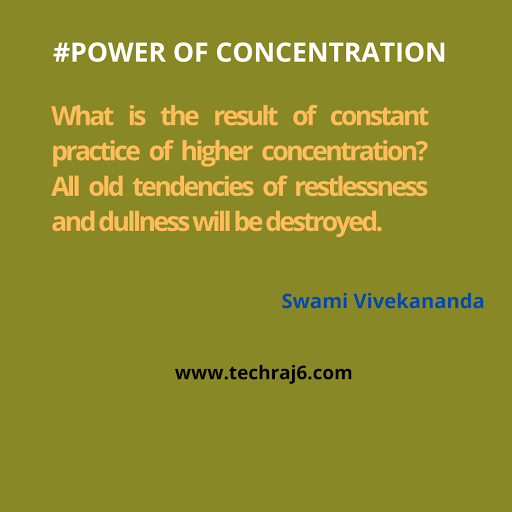 Power Of Concentration Quotes By Swami Vivekananda