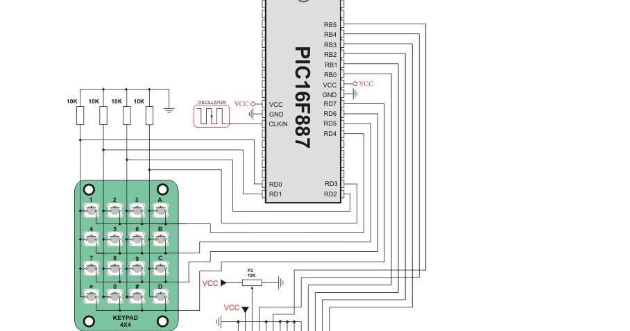 Pic 4x4 Keypad Interfacing Tutorial Mikroc