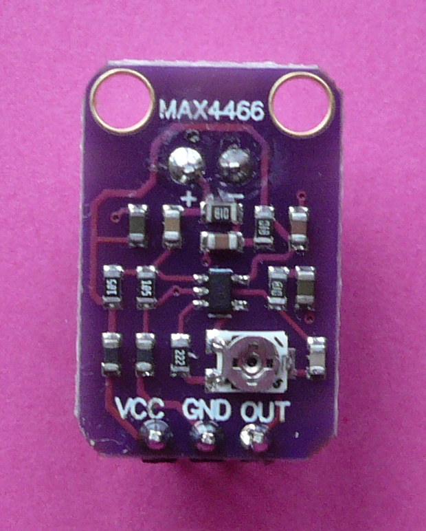 Électronique en amateur: Microphone amplifié MAX4466 et Arduino