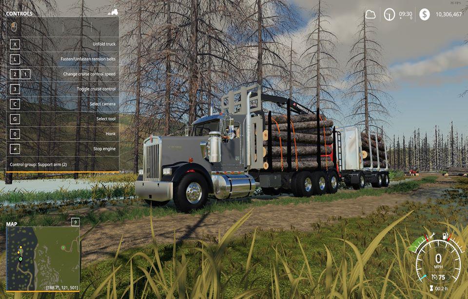 FS19 W900 Rear Mounted Loader v1.0 - FS 19 & 22 USA Mods Collection