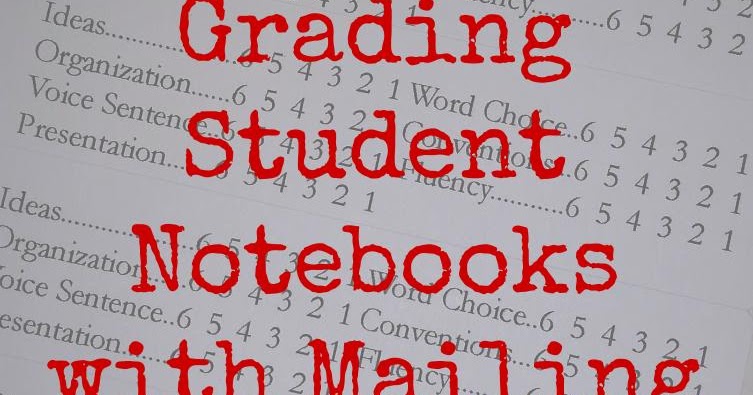 Grading Student Notebooks with Mailing Labels | Kovescence of the Mind