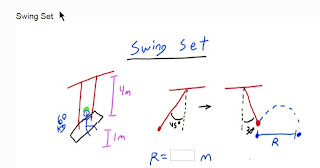 2012 Notes on Physics and Calculus: Unit 5 - Problem 7 ==> Swing Set
