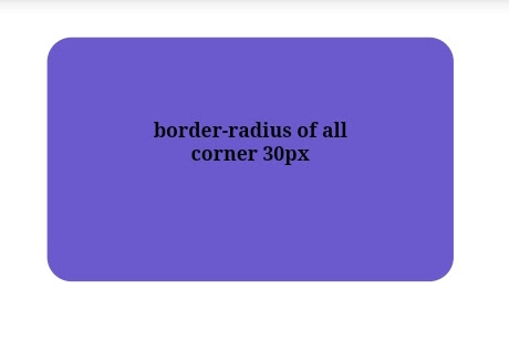 Design HTML elements in different shapes using CSS border-radius property.