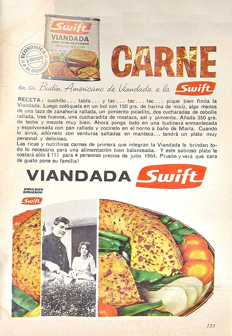 Publicidades Antiguas Argentinas: Viandada Swift (Dic-1964)
