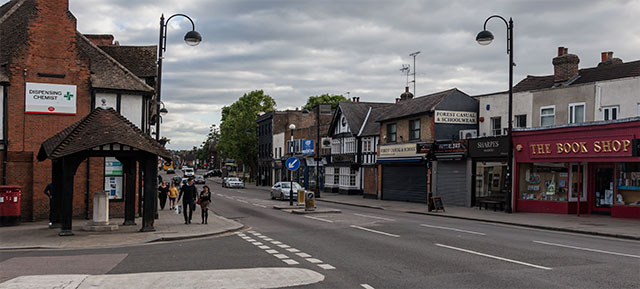 Epping Forest Now & Then & Then: High Road, Loughton (5)