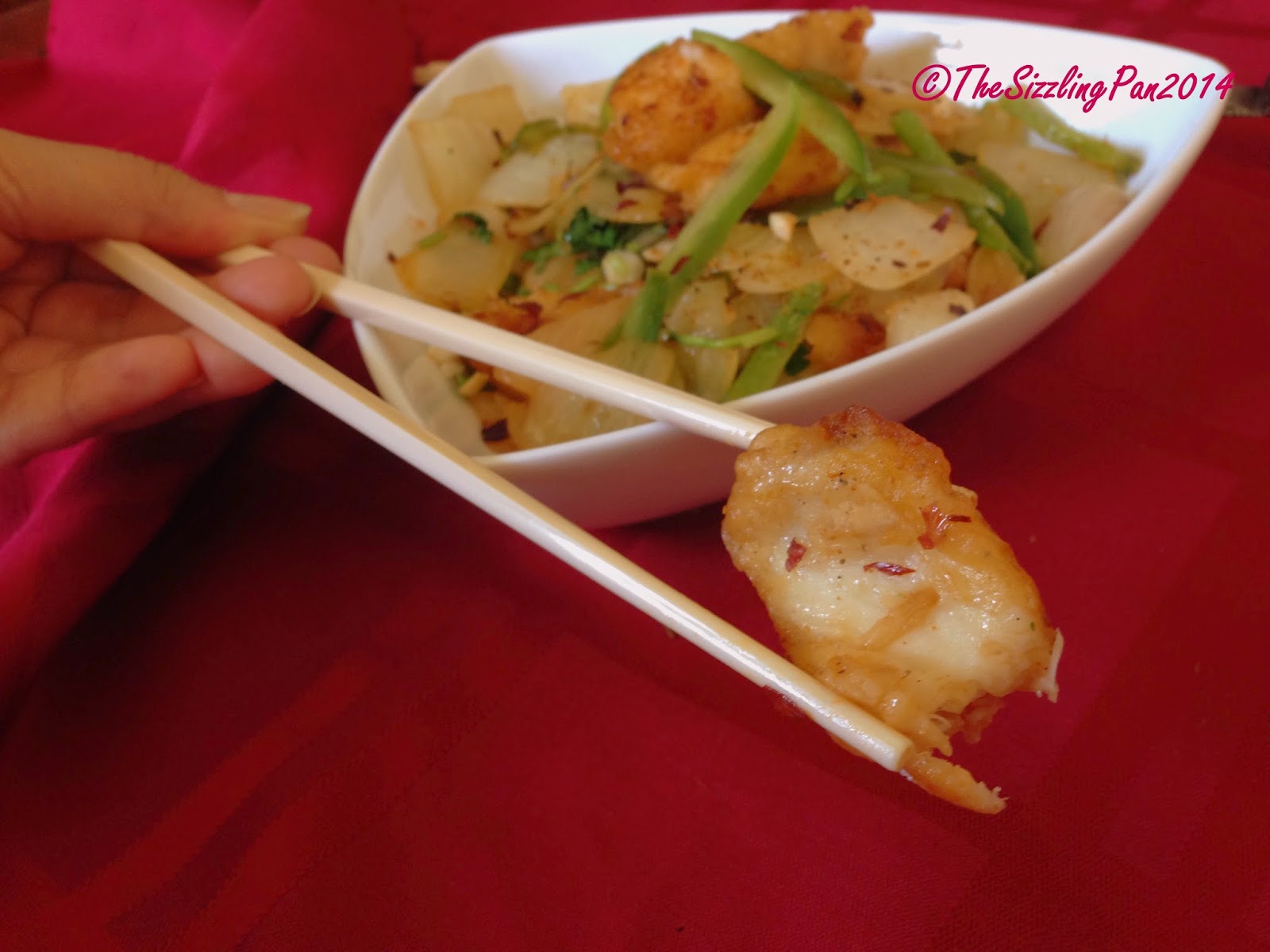 The Sizzling Pan: Chilli Fish (Tilapia)