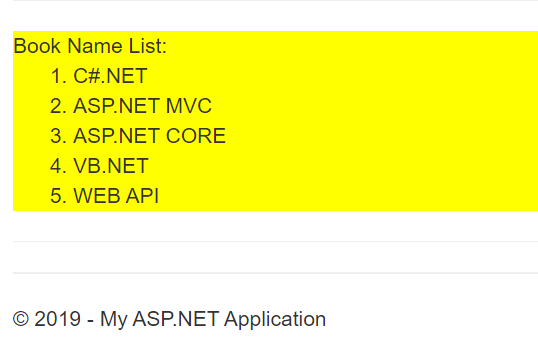 HTML Helpers In MVC 5 ~ Programming With Shri HTML Helpers In MVC 5 ~ Programming With Shri