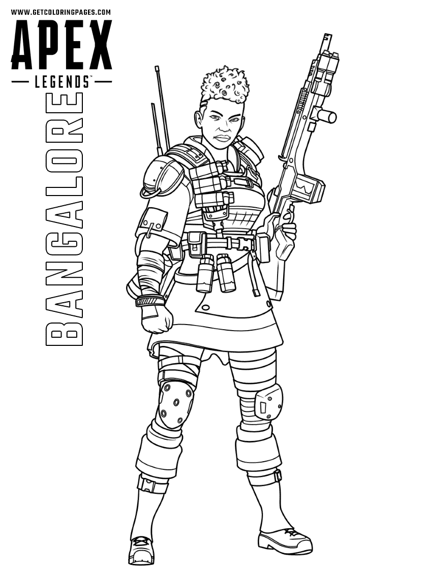 +8 Apex Legends Coloring Pages