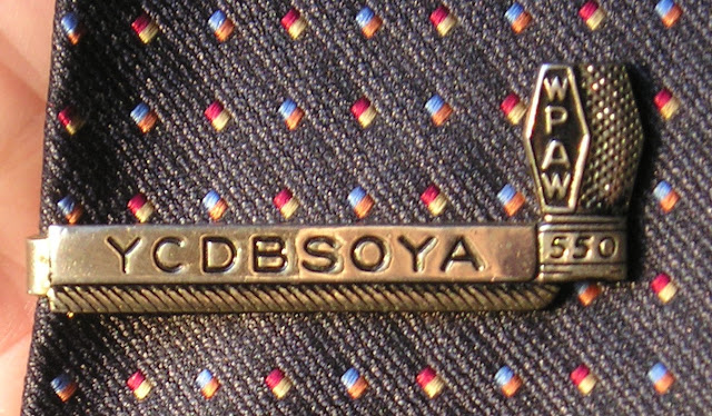 Nick's Radio Corner: WPAW Pawtucket RI Tie Clip