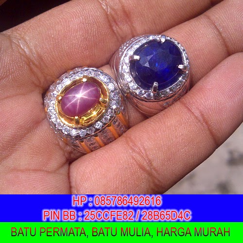 Blue Sapphire dan Ruby Star Corundum 212